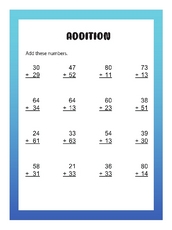 2nd Grade Math Worksheets