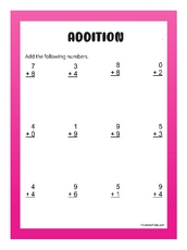 1st Grade Math Worksheets